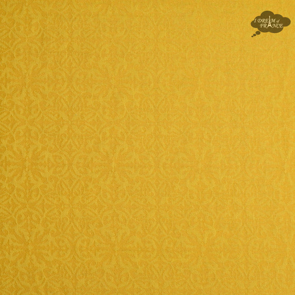 62x120" Rectangular Cedrat Yellow & Blue French Jacquard Tablecloth by ...