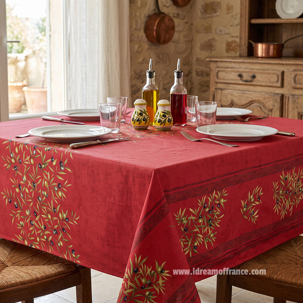 Acrylic Coated French Provencal Tablecloths - I Dream of France