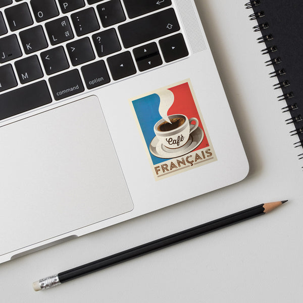 Café Français Coffee Mini Sticker - I Dream of France