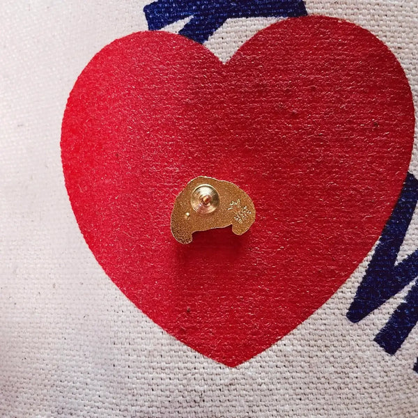 French Croissant Enamel Pin - I Dream of France