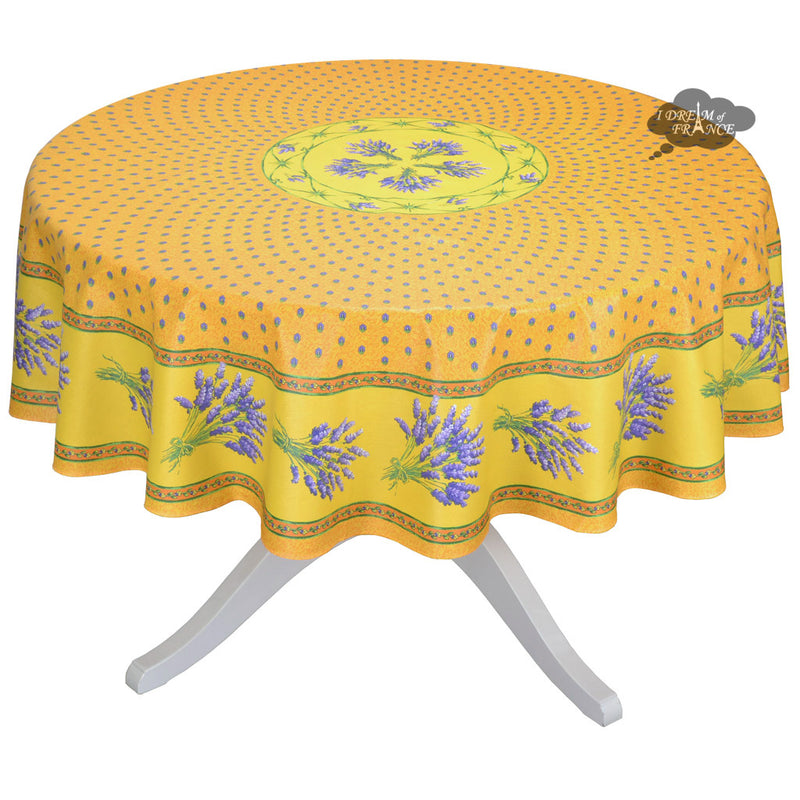 French Tablecloths - Round Tablecloths - I Dream of France Tagged 