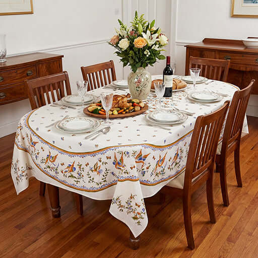 French Provencal table linens, acrylic coated tablecloths and more.