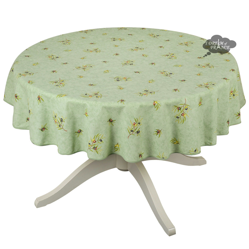 Green Tablecloth Background