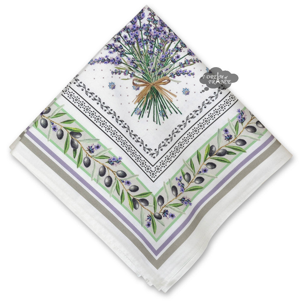 Lauris Coated Cotton French Bread Basket by Tissus Toselli - I Dream of ...